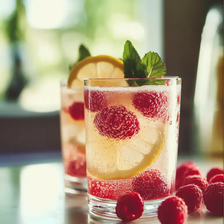 Sparkling Raspberry Lemonade