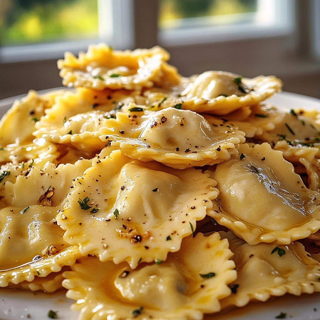 Easy Weeknight Creamy Tuscan Ravioli