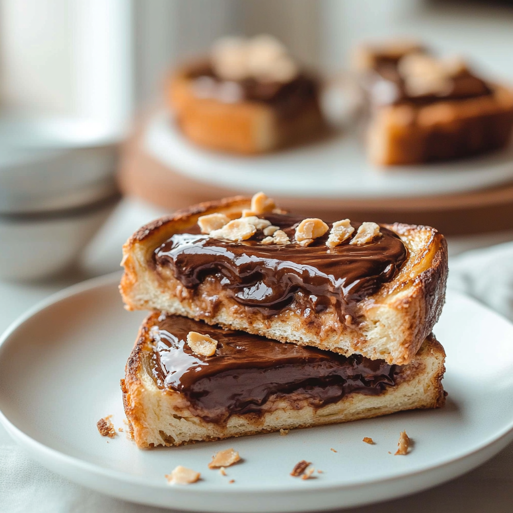 Nutella Toast Pie
