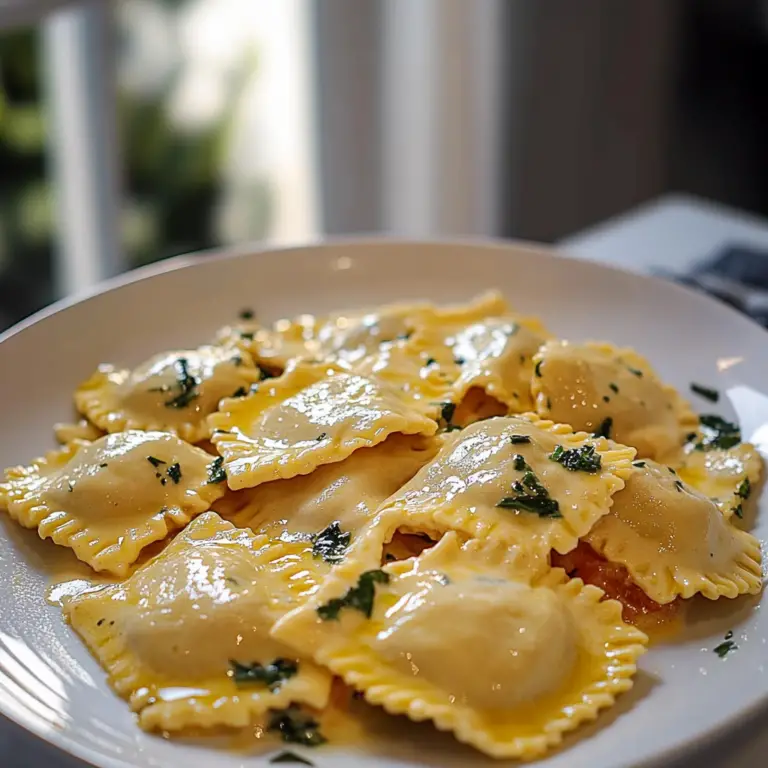 Easy Weeknight Creamy Tuscan Ravioli