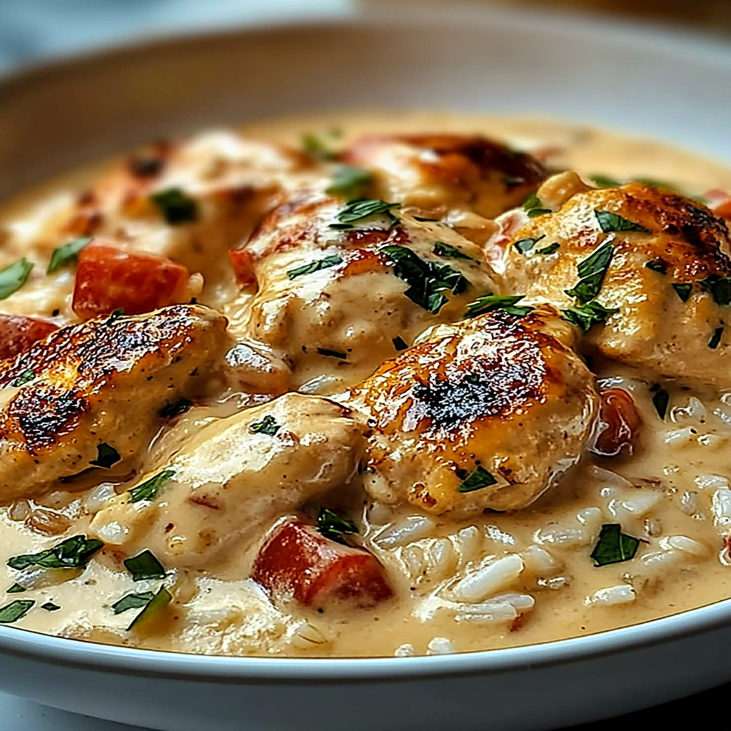 Creamy Chicken and Rice