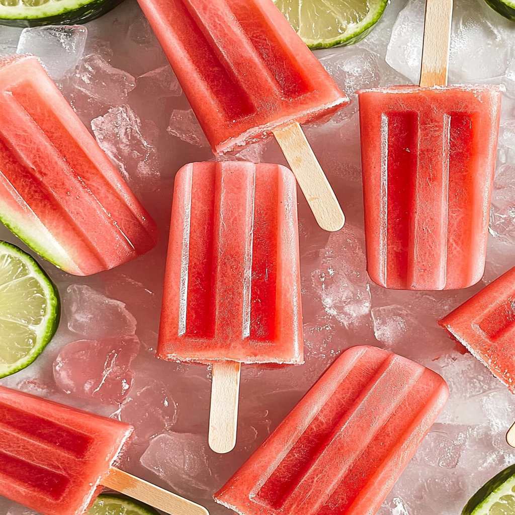 Watermelon Popsicles