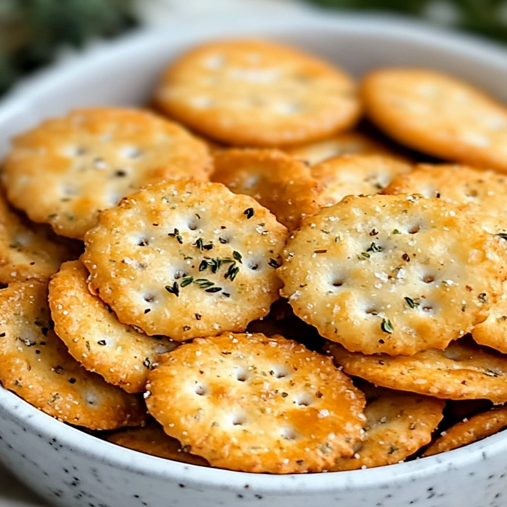 Garlic Ritz Snacks