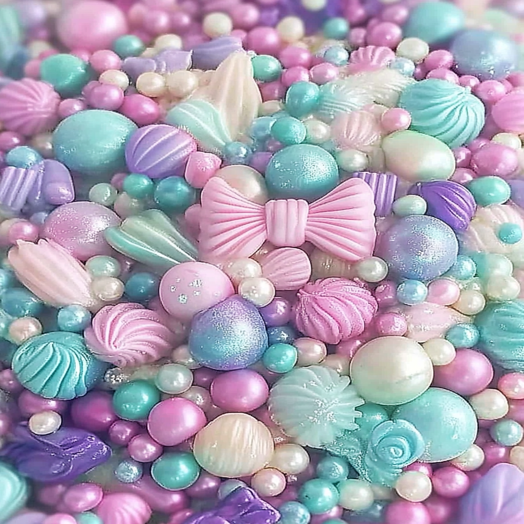 Mermaid Birthday Party Edible Mermaid Pearls