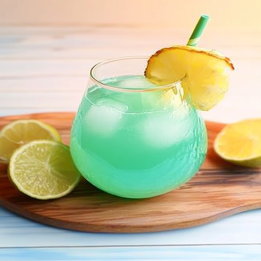 Mermaid Birthday Party Ocean Water Mocktail