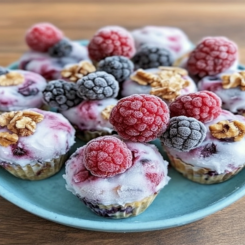 Pool Party Snacks: Frozen Yogurt Berry Bites