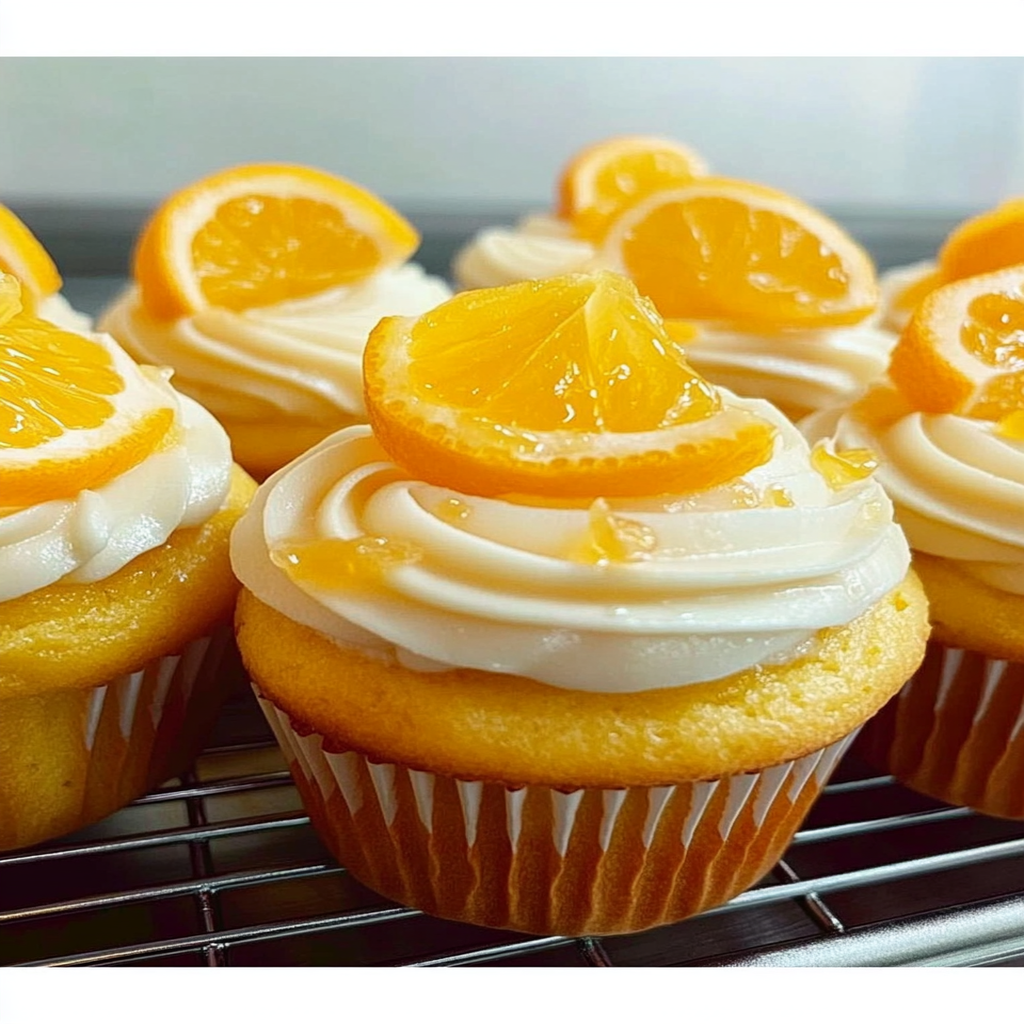 Sunshine Citrus Summer Cupcakes