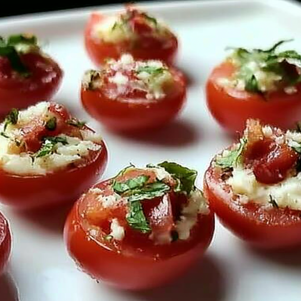 BLT Stuffed Cherry Tomatoes
