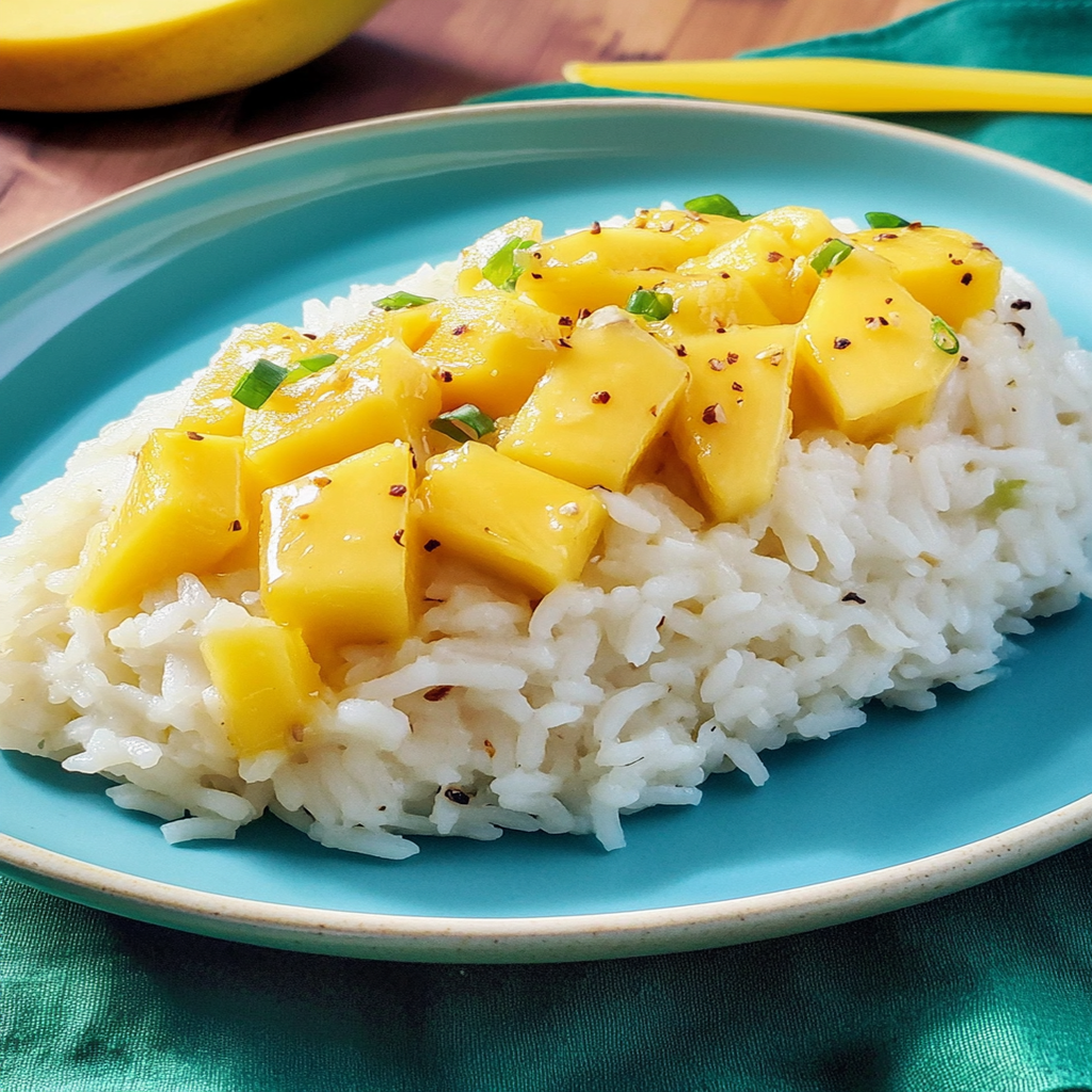 Light Coconut Mango Rice