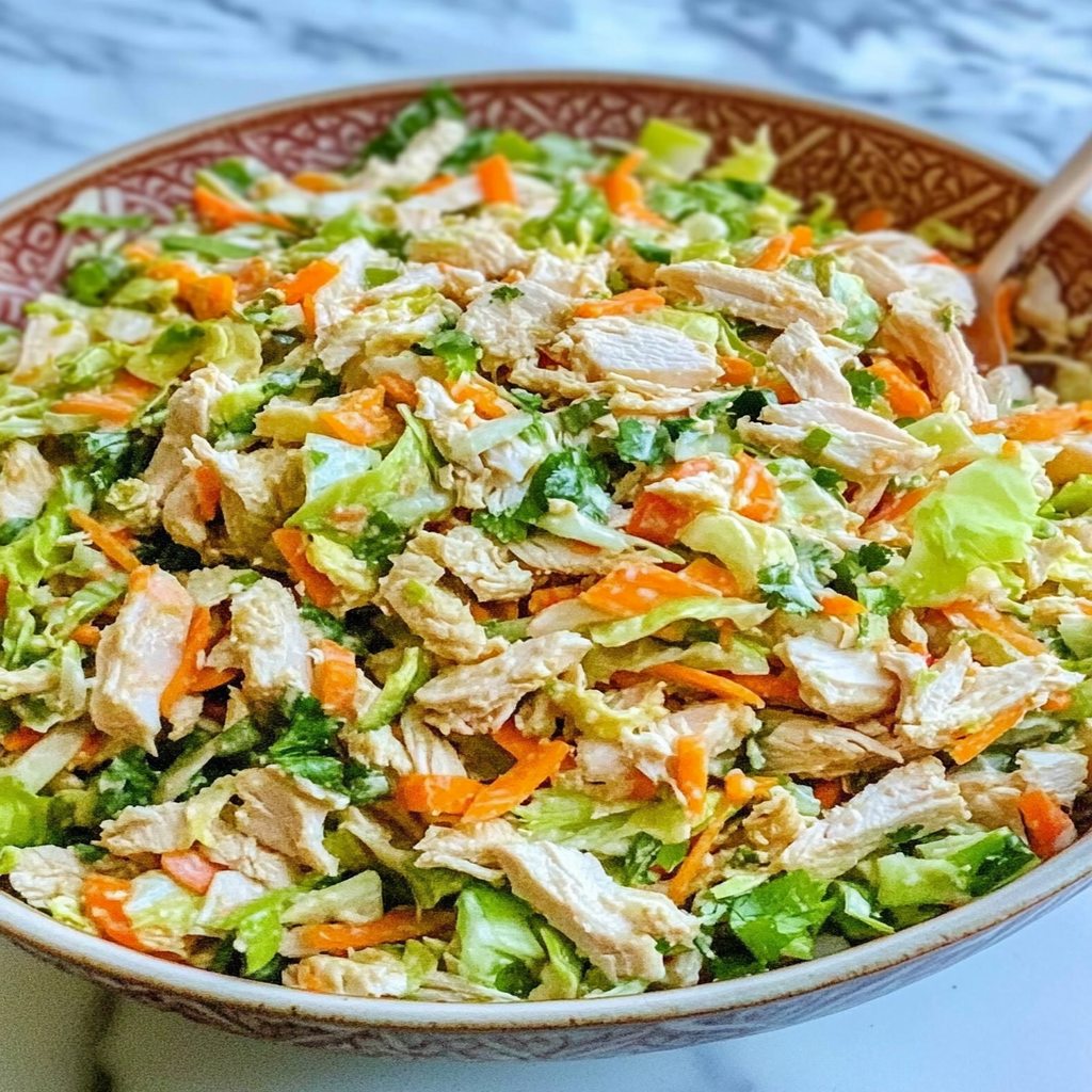 Deliciously Easy Chinese Chicken Chopped Salad