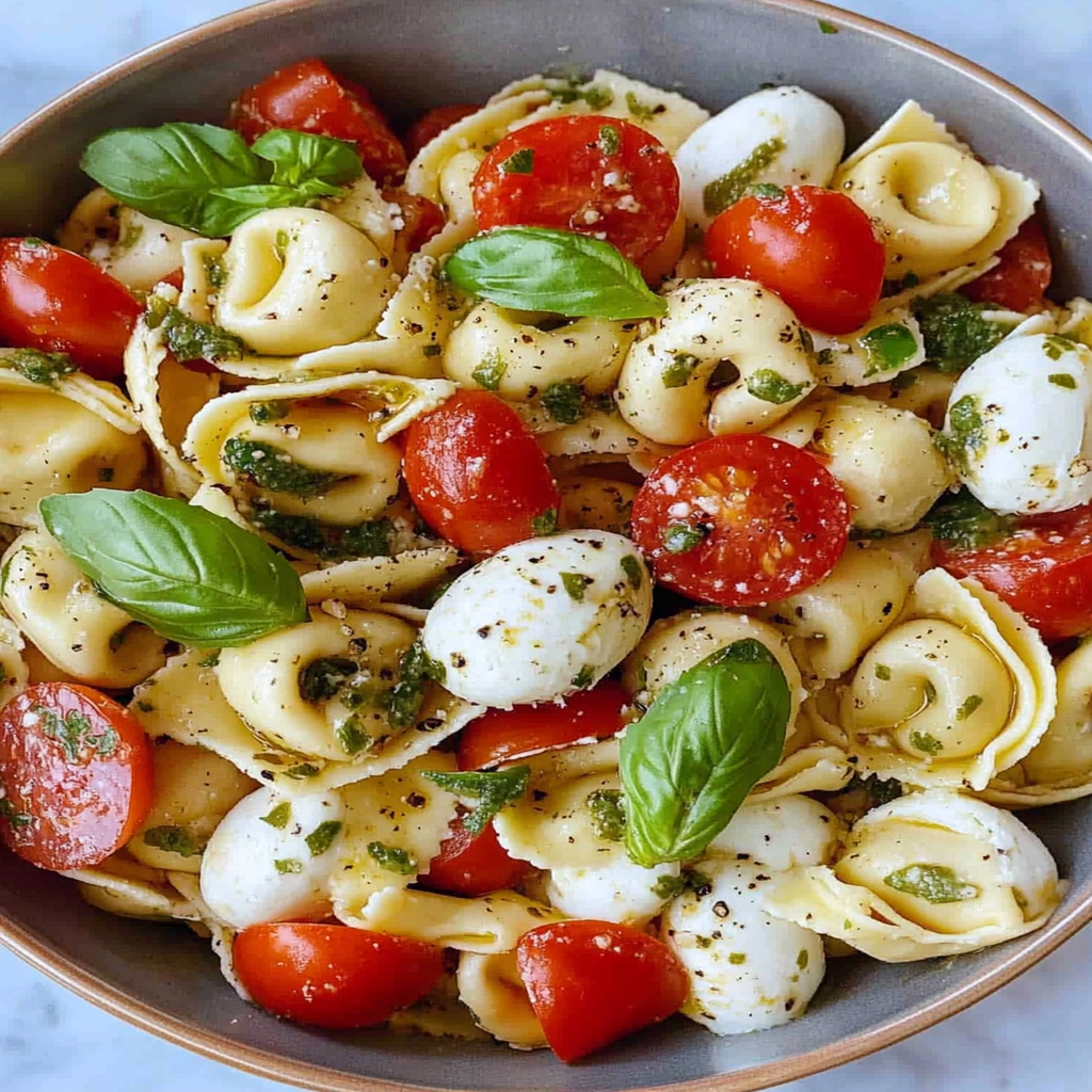 Tortellini Caprese Salad