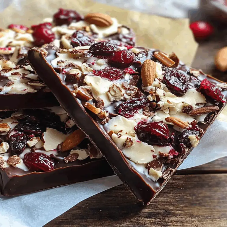 Cranberry Chocolate Bark