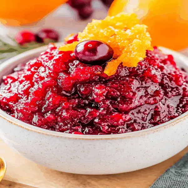Orange Zest Cranberry Relish