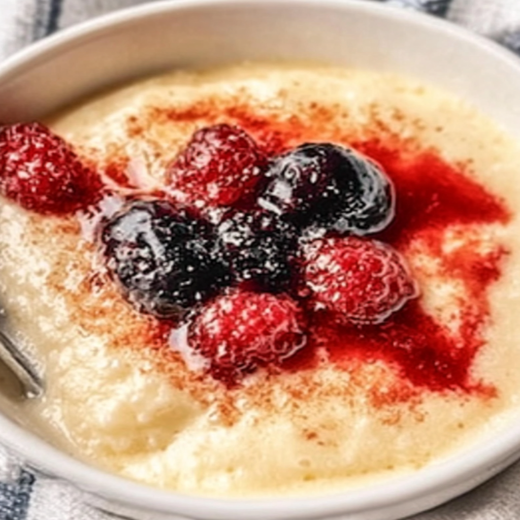 Milk Semolina Pudding
